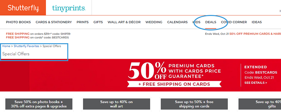 Promos & Special Offers