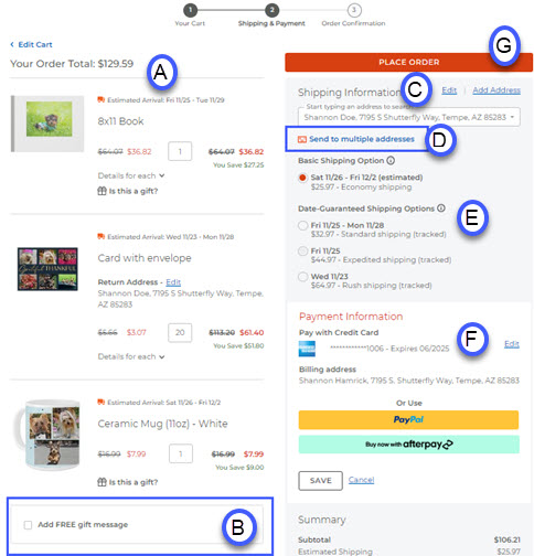 Shopping Cart & Checkout Guide