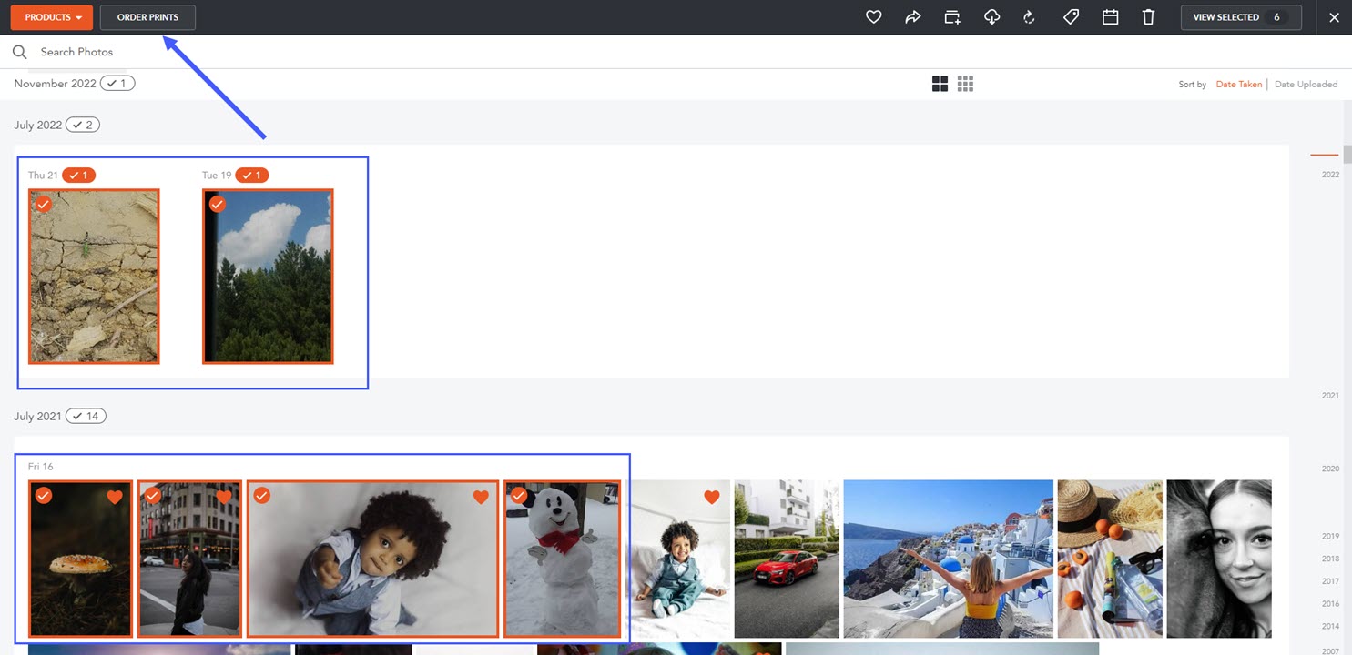 A Guide to Ordering Prints