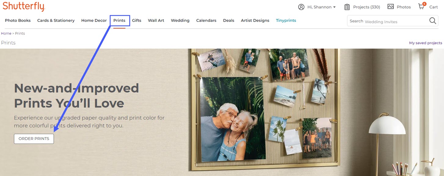 A Guide to Ordering Prints