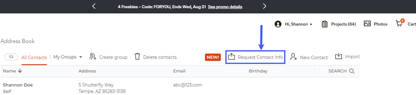 Address Book Management