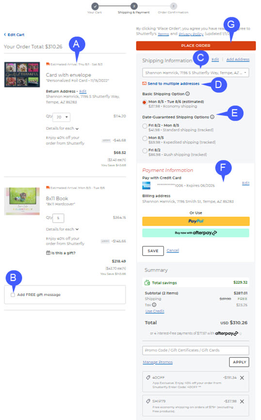 Shopping Cart & Checkout Guide