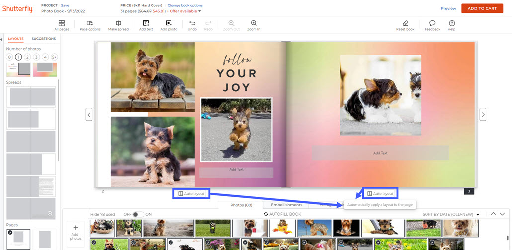 Make It Fast Photo Book Editor