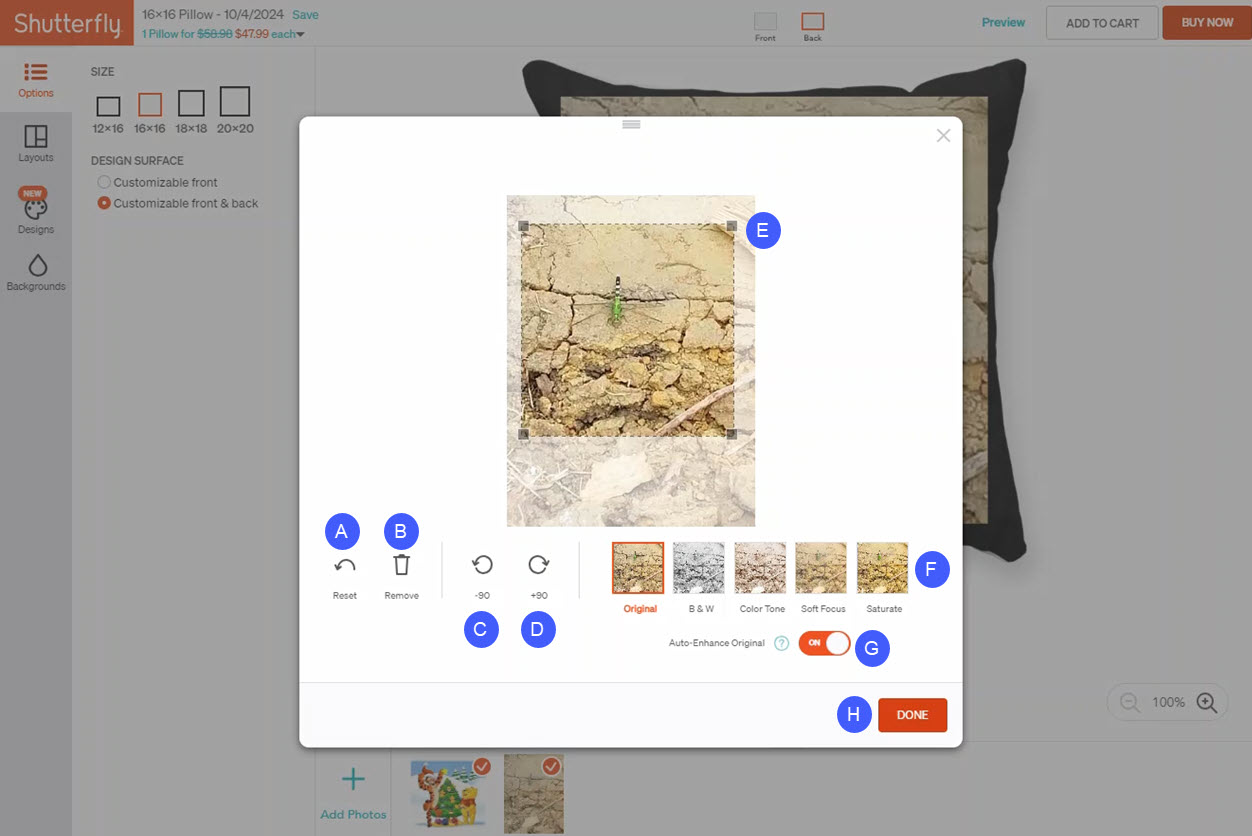 Options for Editing Photos