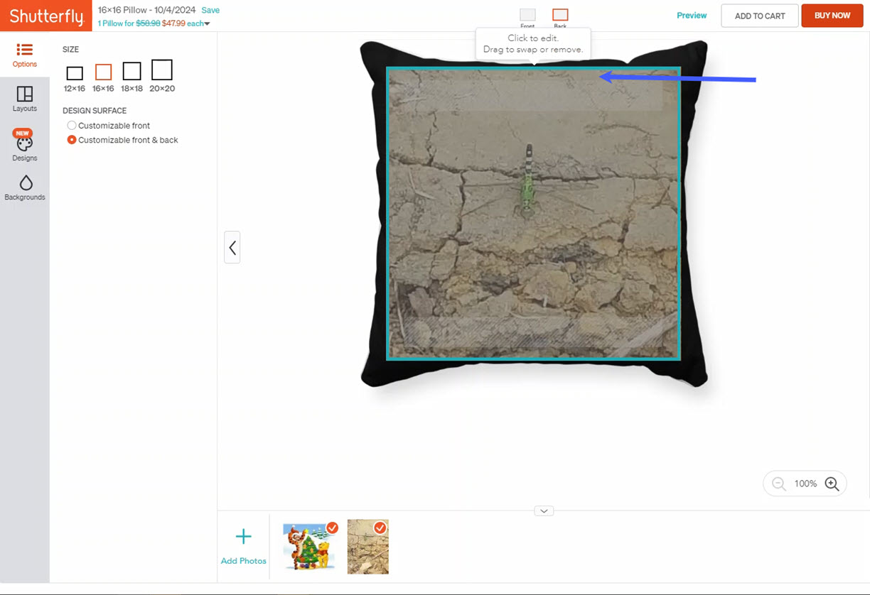 Options for Editing Photos