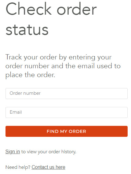 Tracking Order Status