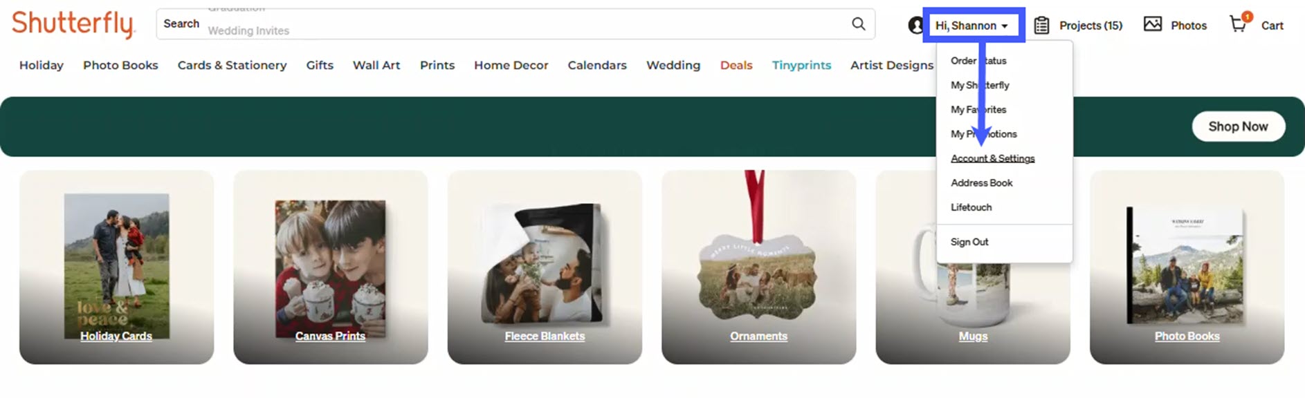 Updating Account & Payment Information