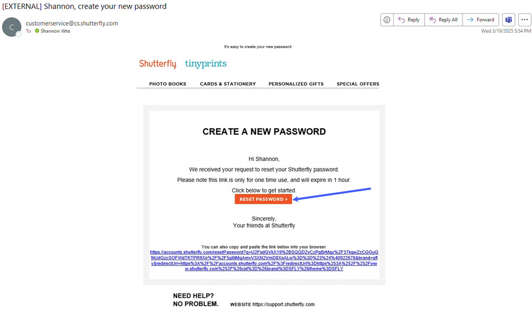 Account Access & Forgot Password Steps