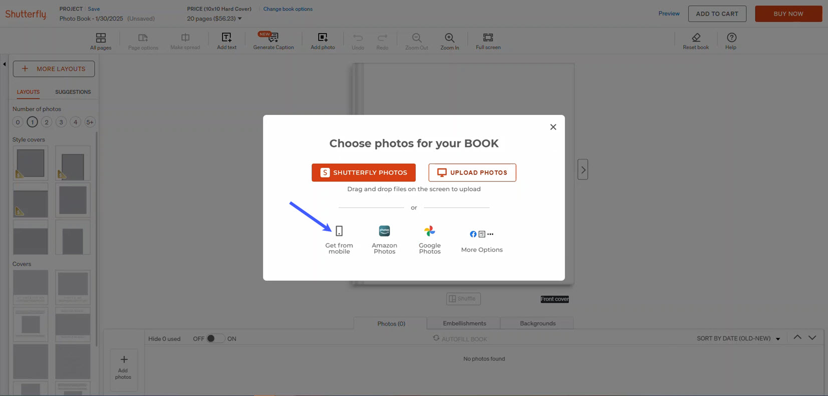 Photo Upload Using a QR Code